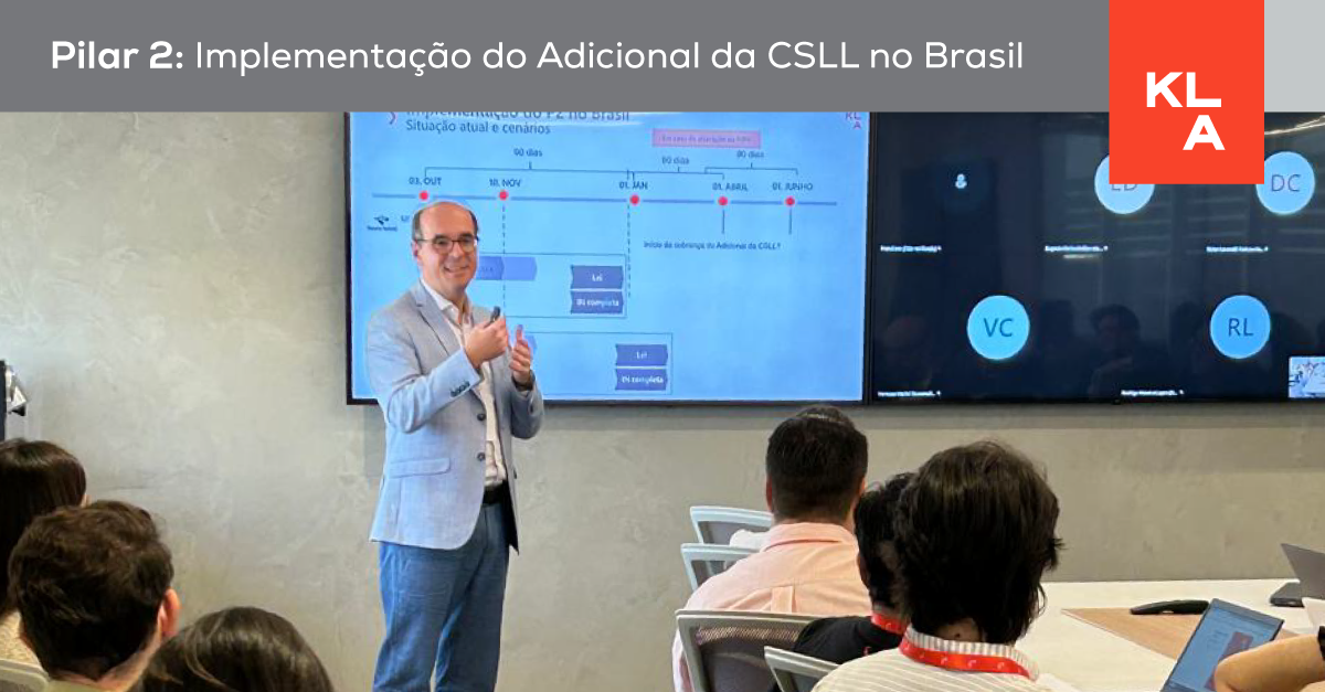Implementação do Pilar 2 é tema de encontro com o time Tributário