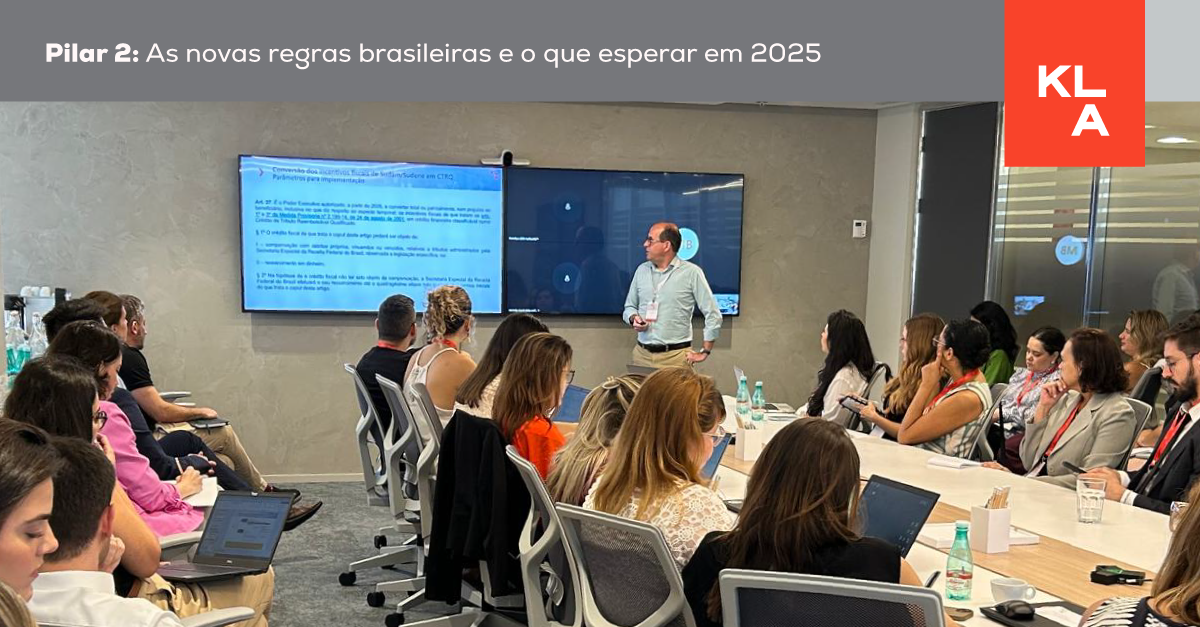 Evento debate novas regras tributárias e impactos do Pilar 2